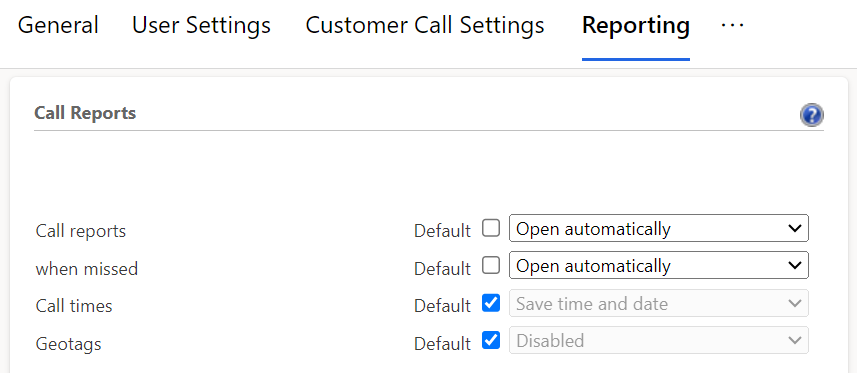 Reporting - Call Reports – portatour® Help Center