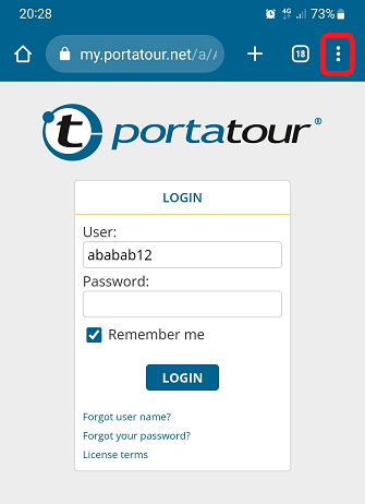 Add portatour® to home screen – portatour® Help Center